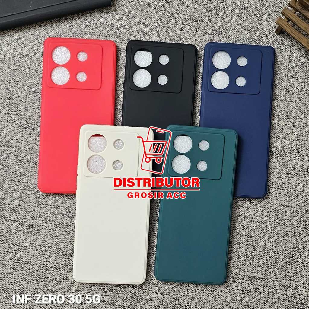 Jual INFINIX ZERO 30 5G CASE MACARON SQUARE EDGE SOFT CASE LIQUID EDGE ...
