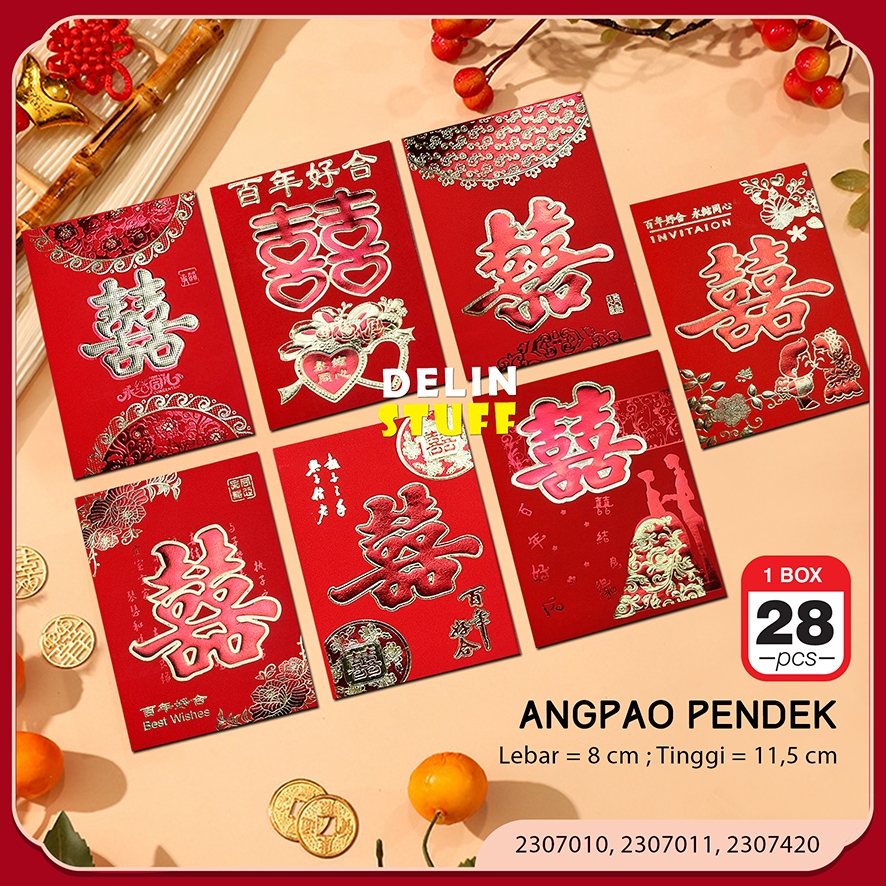 Jual Angpao Pendek Pernikahan Angpao Wedding Angpau Pernikahan isi 28 ...