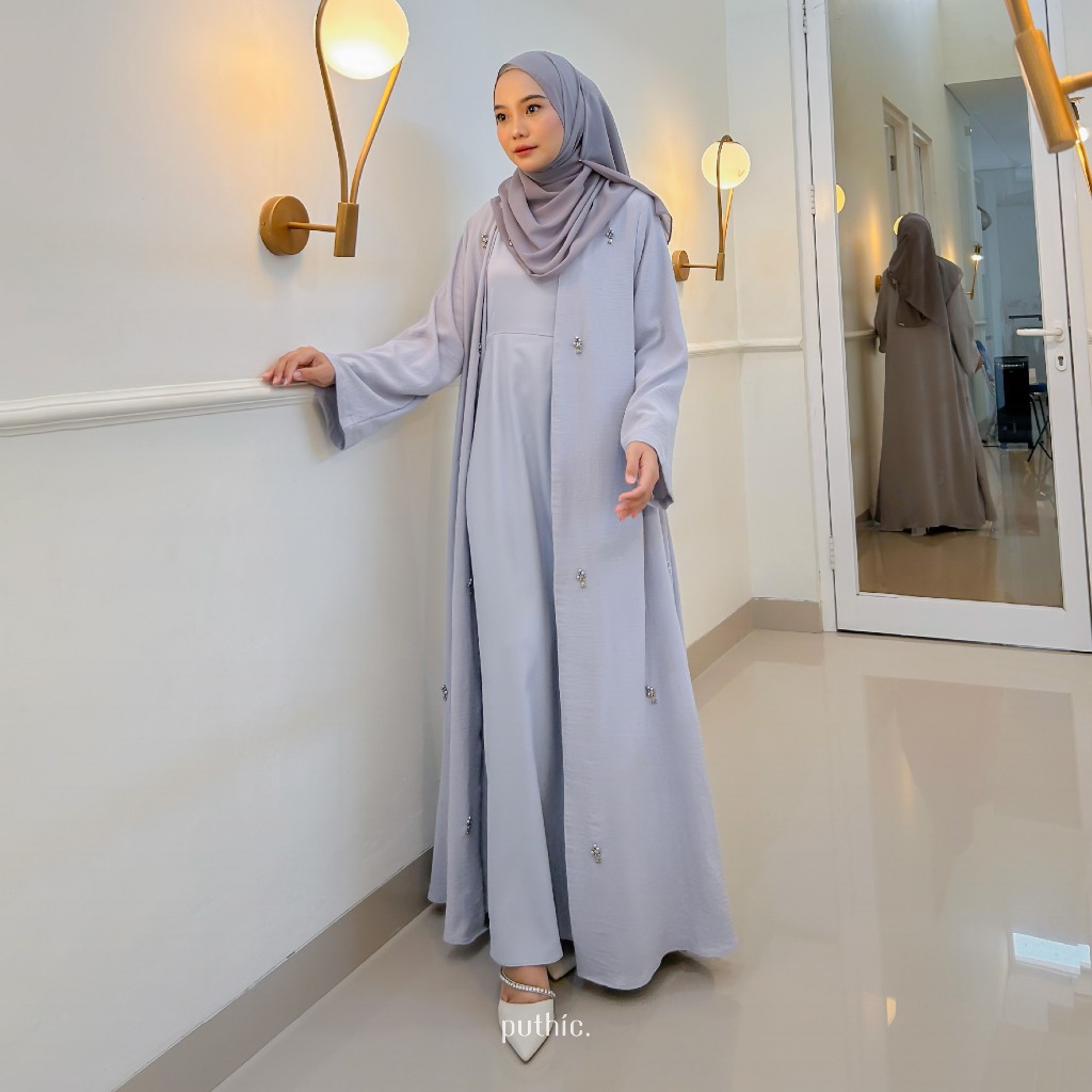 Jual PUTHIC-SYAHIRA ABAYA SET-Abaya-One Set-Long Dress-Pakaian Muslim ...