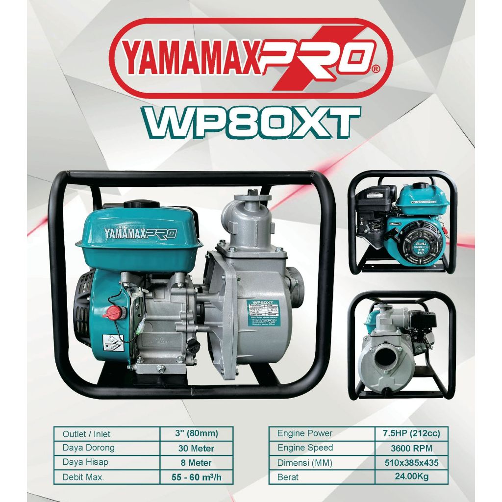 Jual YAMAMAX PRO WP 80XT Pompa Air Sawah Alkon /Pompa Irigasi/Pompa Air ...