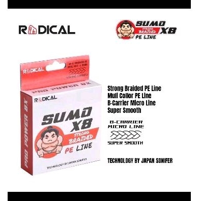 Jual Senar PE Radical Sumo X8 200M Multi Color | Shopee Indonesia