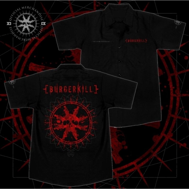 Jual WORKSHIRT BURGERKILL 25 ANNIVERSARY NEW | Shopee Indonesia