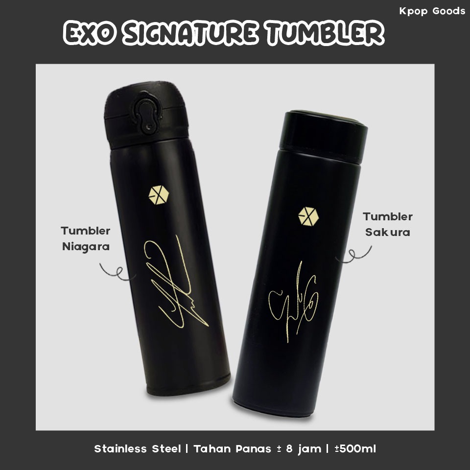 Jual PRE ORDER!! EXO Signature Member Tumbler | Shopee Indonesia