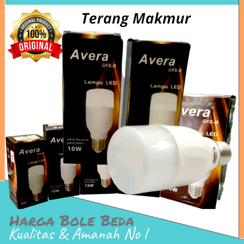 Jual Lampu avera Bergai Jenis Ukuran 5w,10w,15w,18w,20watt | Shopee Indonesia