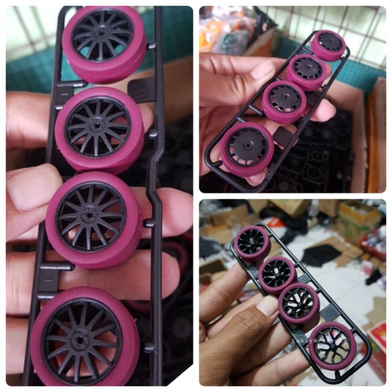 Jual REP TAMIYA BAN MAROON PELEK CARBON PROJECT D ( FIN DISH & Y SPOKE ...