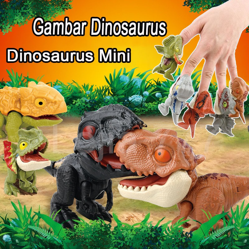 Jual COD Gambar Dinosaurus/ T Rex Indominus Dino /Dinosaurus Mini T Rex ...