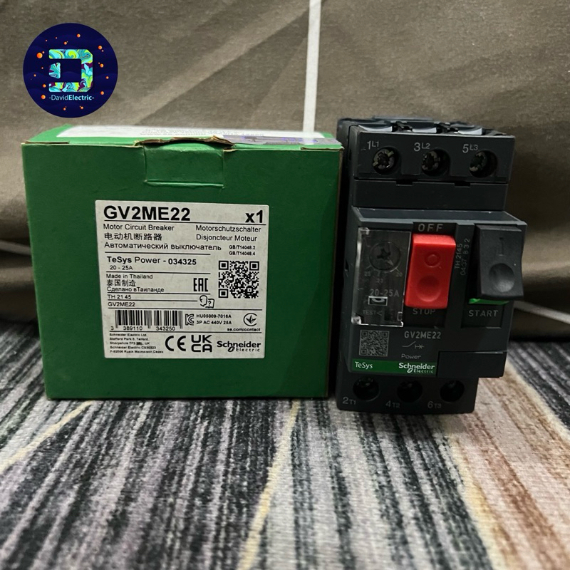 Jual Motor Circuit Breaker GV2ME22 20-25A Schneider | Shopee Indonesia
