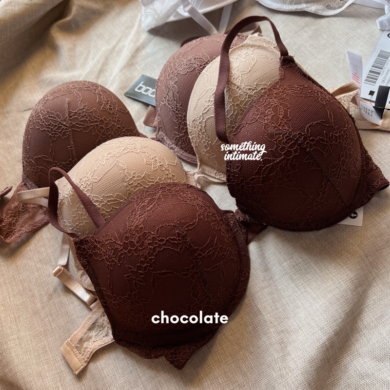 Jual #1 Boohoo Shalvyne Lace Bombshell Super Pushup Cleavage Boost Bra Add a Size Push Up Bh ...