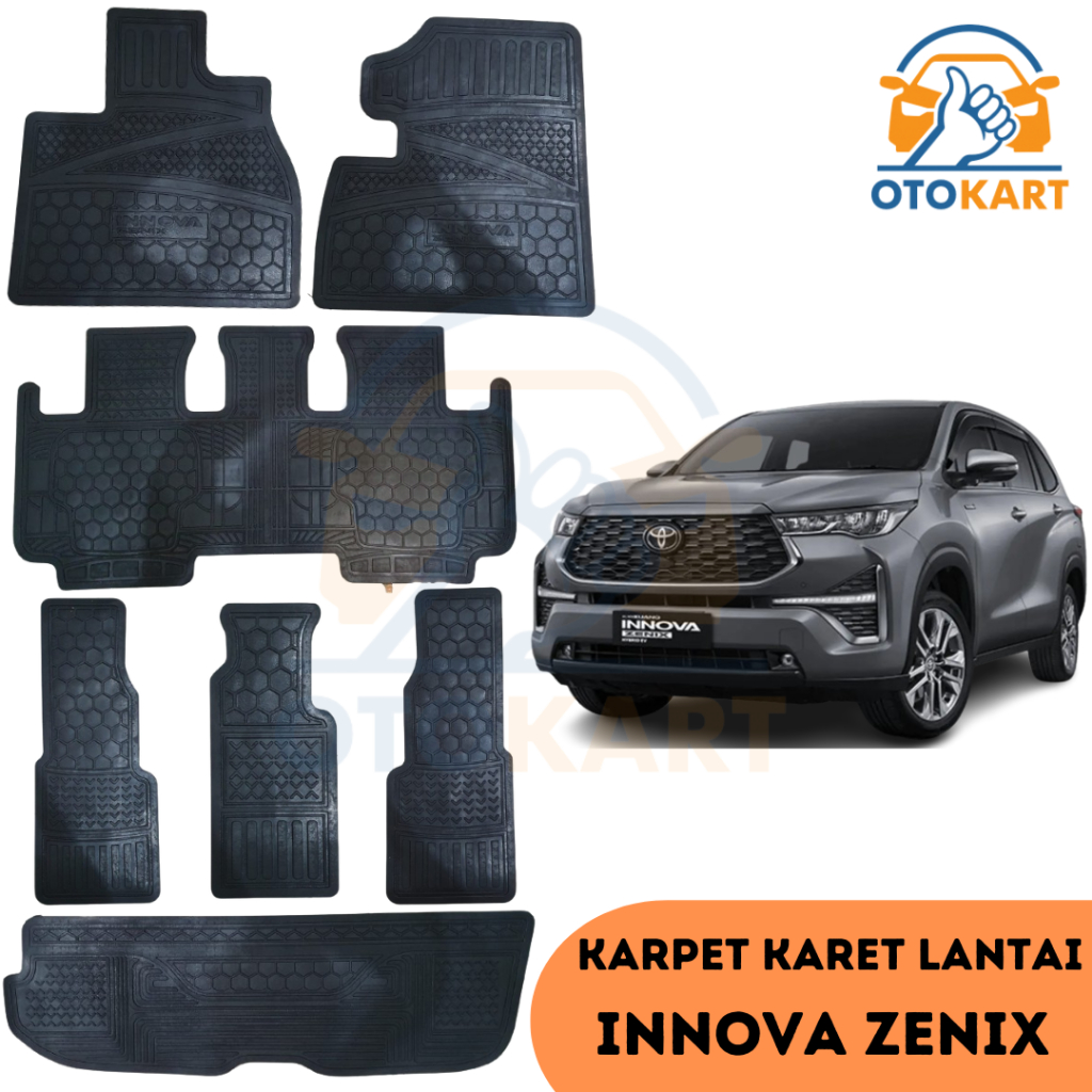 Jual KARPET LANTAI KARET INNOVA ZENIX / KARPET KARET MOBIL ZENIX HYBRID ...