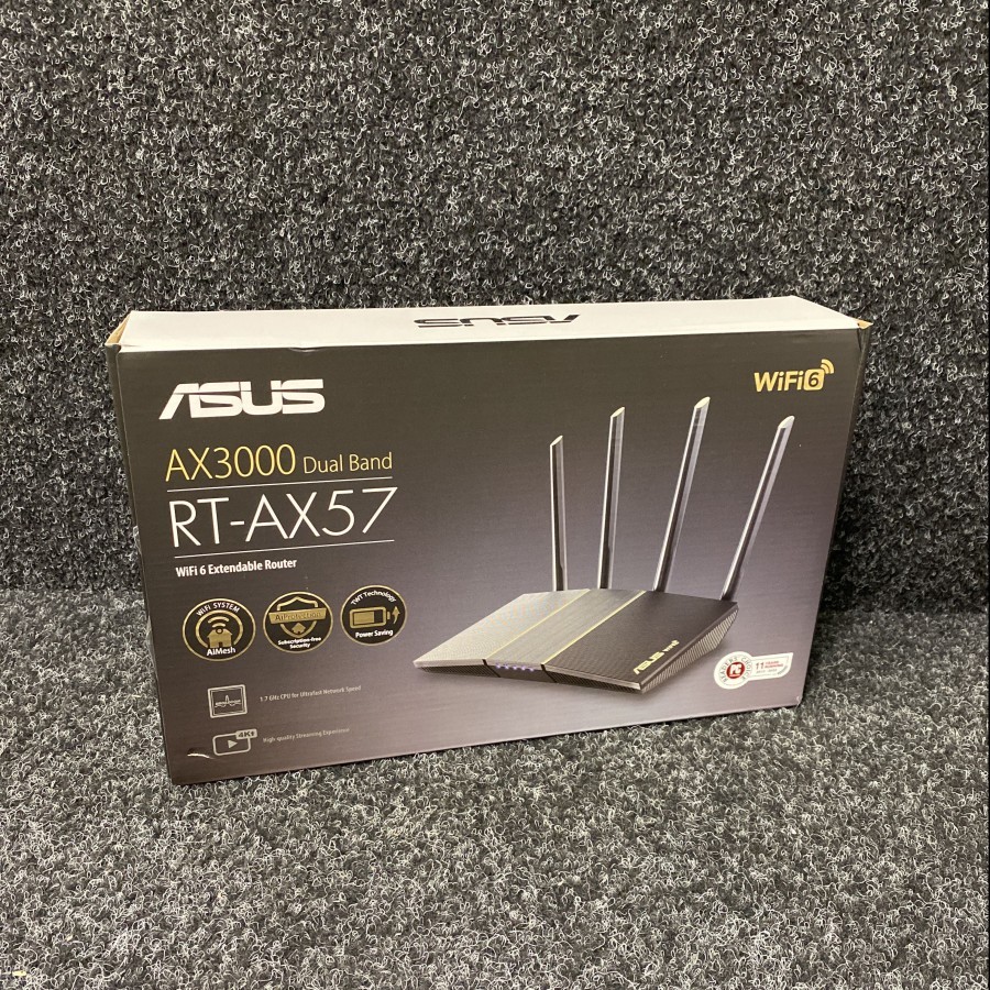 Jual ASUS RT-AX57 Dual Band WiFi 6 AX3000 Wireless Router with AiMesh ...