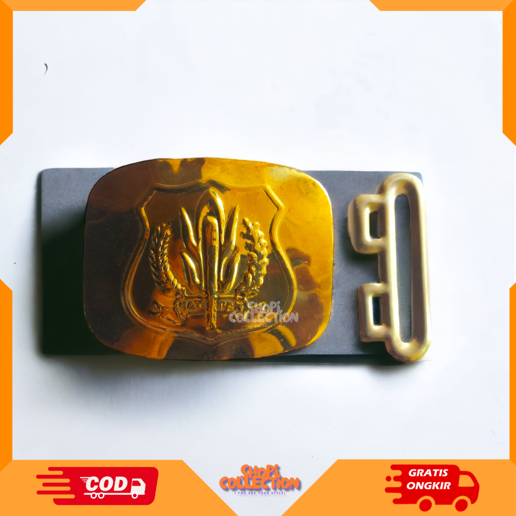 Jual Kepala kopel PDH sexurity kilap non brasso|Kepala kopel satpam ...