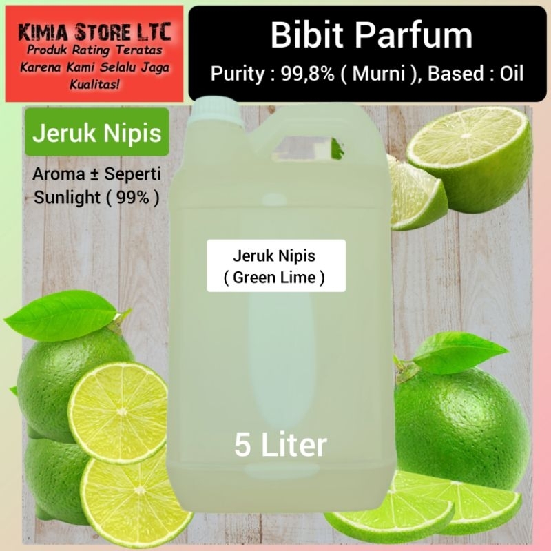 Jual BIBIT PARFUM JERUK NIPIS IFF 5 Liter / Aroma Green Lime IFF ...