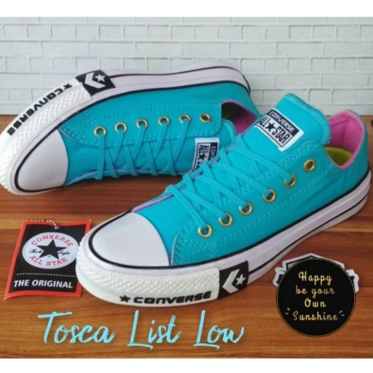 Jual Sepatu Wanita Converse Alstar Peach Full low | Shopee Indonesia