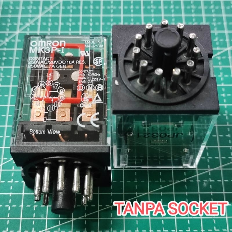 Jual RELAY OMRON MK-3P 11 PIN (Without Lampu) | Shopee Indonesia