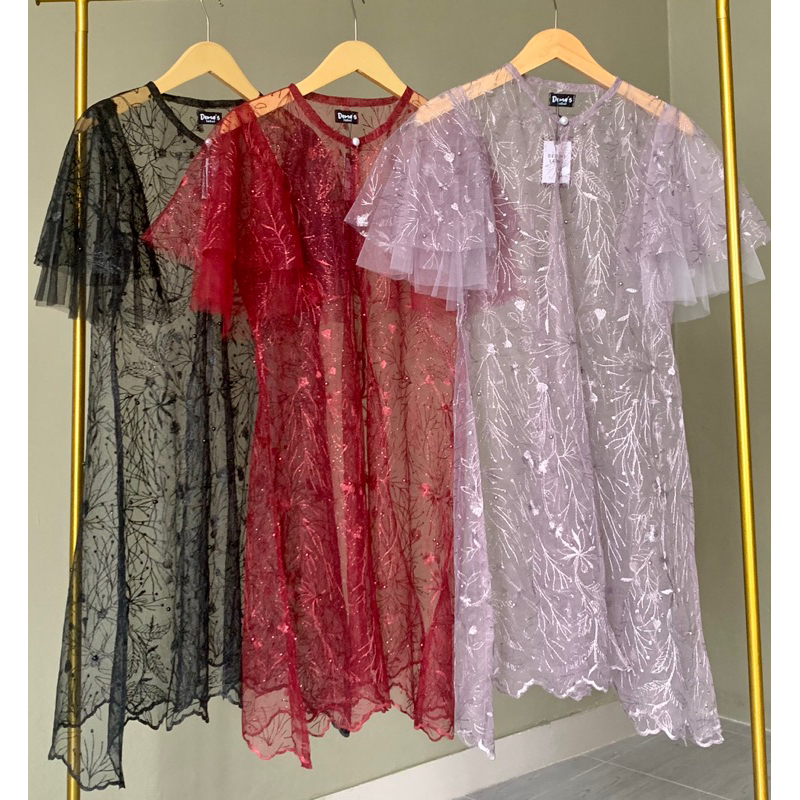 Jual Kamila Outer Brukat Kondangan | Shopee Indonesia