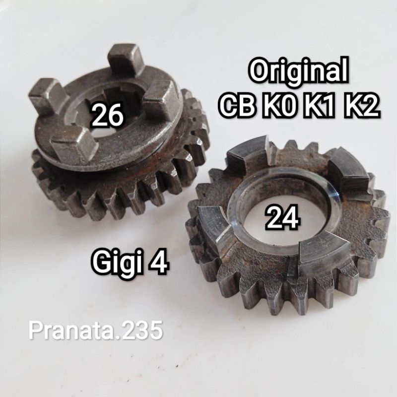 Jual Original Set Gigi 4 Rasio Mata 24 - 26 Honda CB K0 K1 K2 JAPAN ...