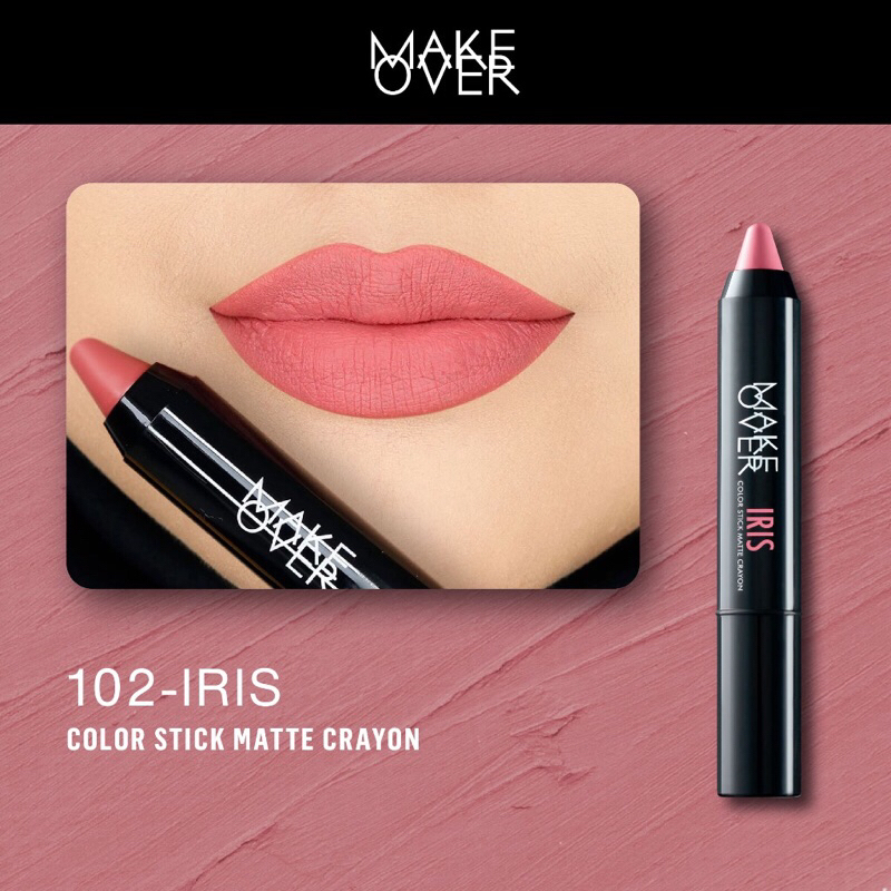 Jual MAKE OVER Color Stick Matte Crayon / SKYE viral best seller ...