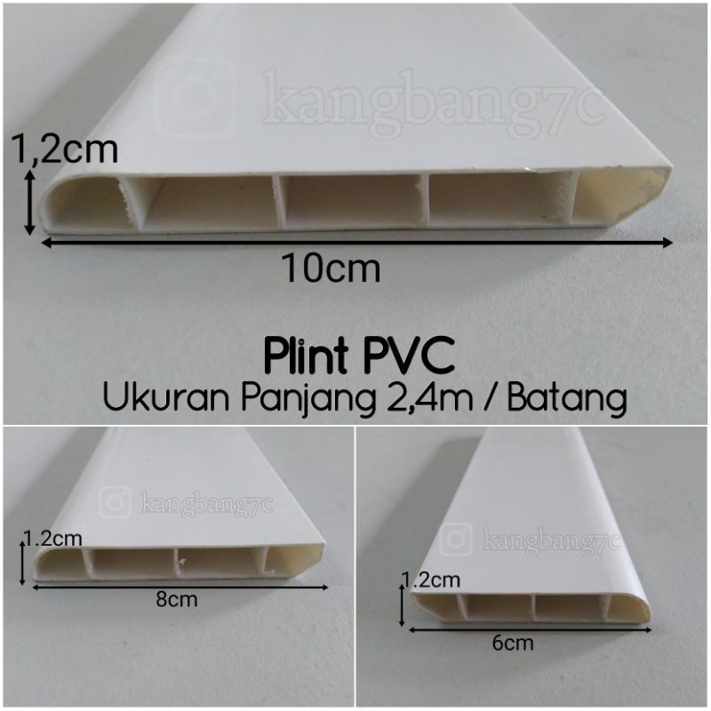 Jual Promo Terlaris List Plank 10 cm|Plint PVC|Skirting List Lantai ...
