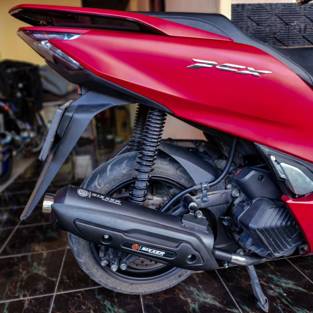 Jual Knalpot standar racing PCX 160 ORIGINAL SIXXER | Shopee Indonesia