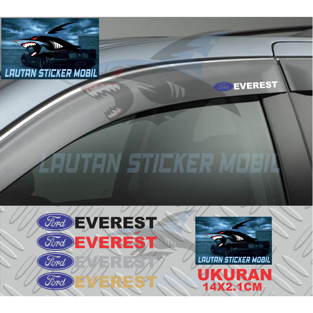 Jual stiker talang air mobil evrest cutting sticker talang air mobil ford everest | Shopee Indonesia