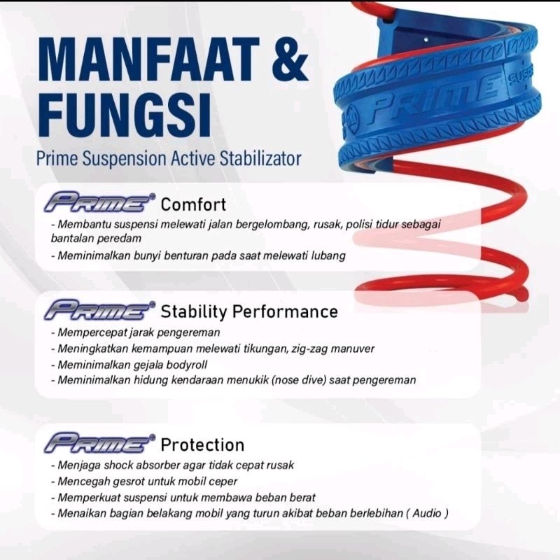 Jual Prime Suspension / Prime Sport Damper / Prime Spring Buffer ...