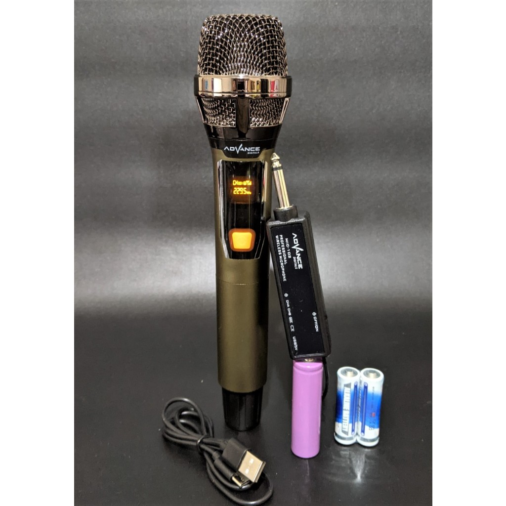 Jual Mic/Mik Single Profesional Wireless Advance 102 Original ...