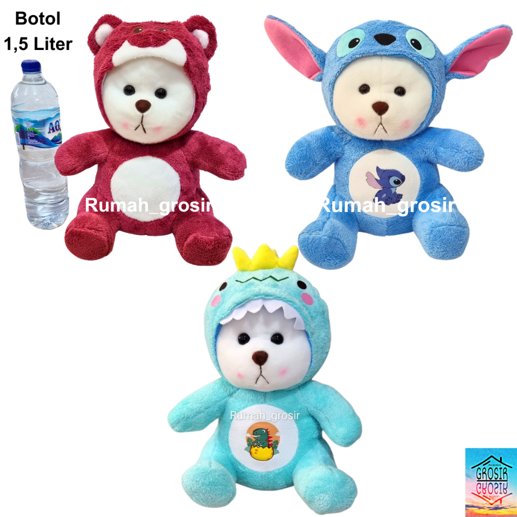 Jual Boneka Bear Hoodie Lotso Besar | Shopee Indonesia