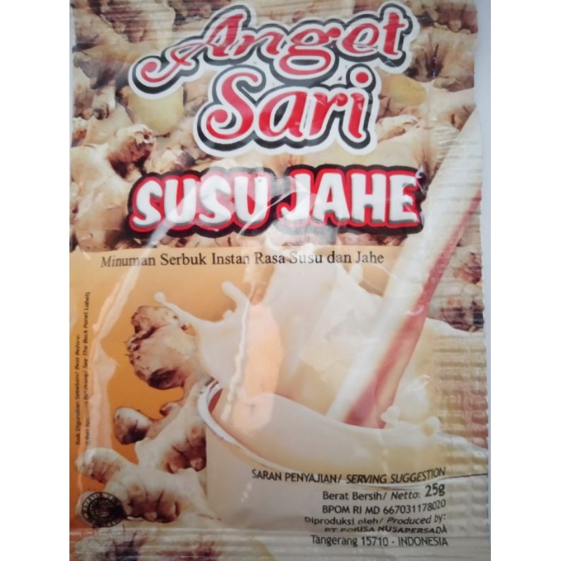 Jual susu jahe anget sari per renceng isi 10 sachet | Shopee Indonesia