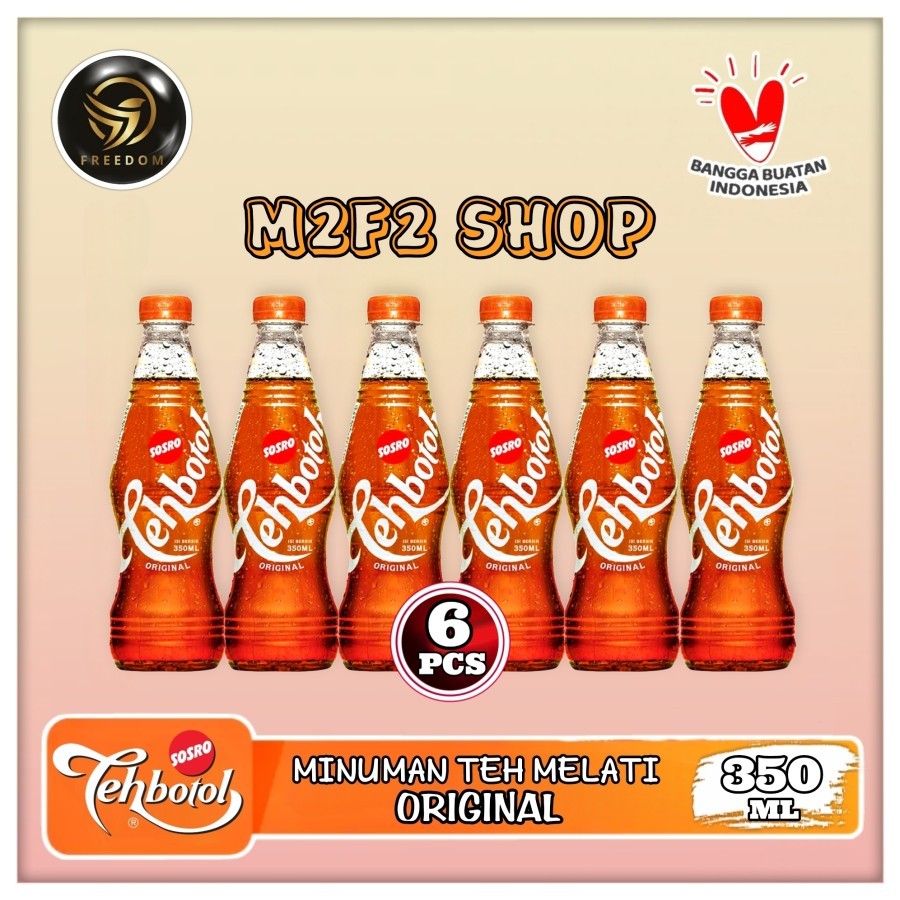 Jual Teh Botol Sosro Original Botol Plastik Pet - 350 ml (Kemasan 6 Pcs) | Shopee Indonesia