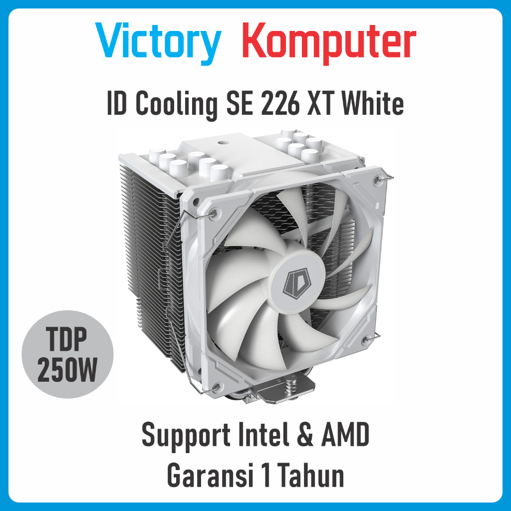 Jual IDCooling SE 226 XT White CPU Cooler (Intel/AMD) HSF Tower CPU ...