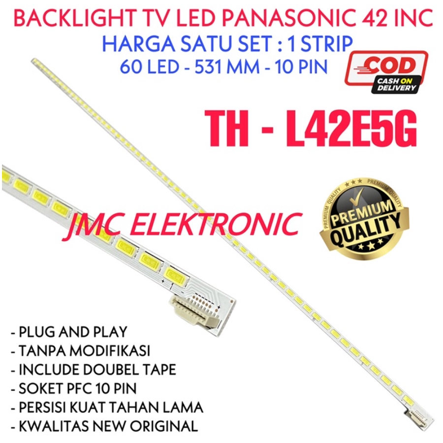 Jual BACKLIGHT TV LED PANASONIC 42 INCH TH-L42E5G THL42E5G L42E5G 42E5G ...