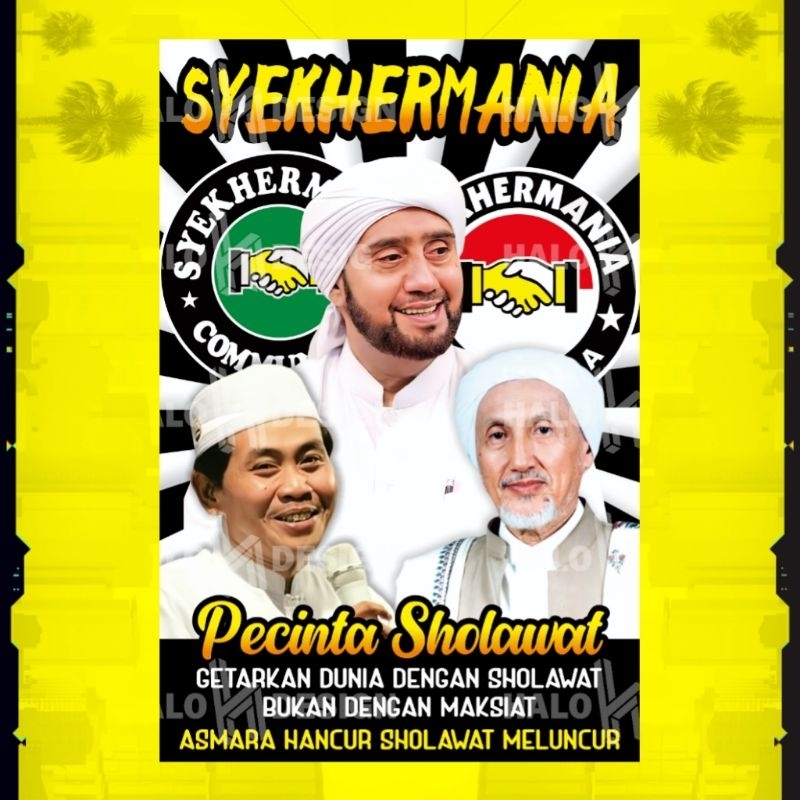 Jual Bendera Sholawat Syekhermania Super HD | Shopee Indonesia