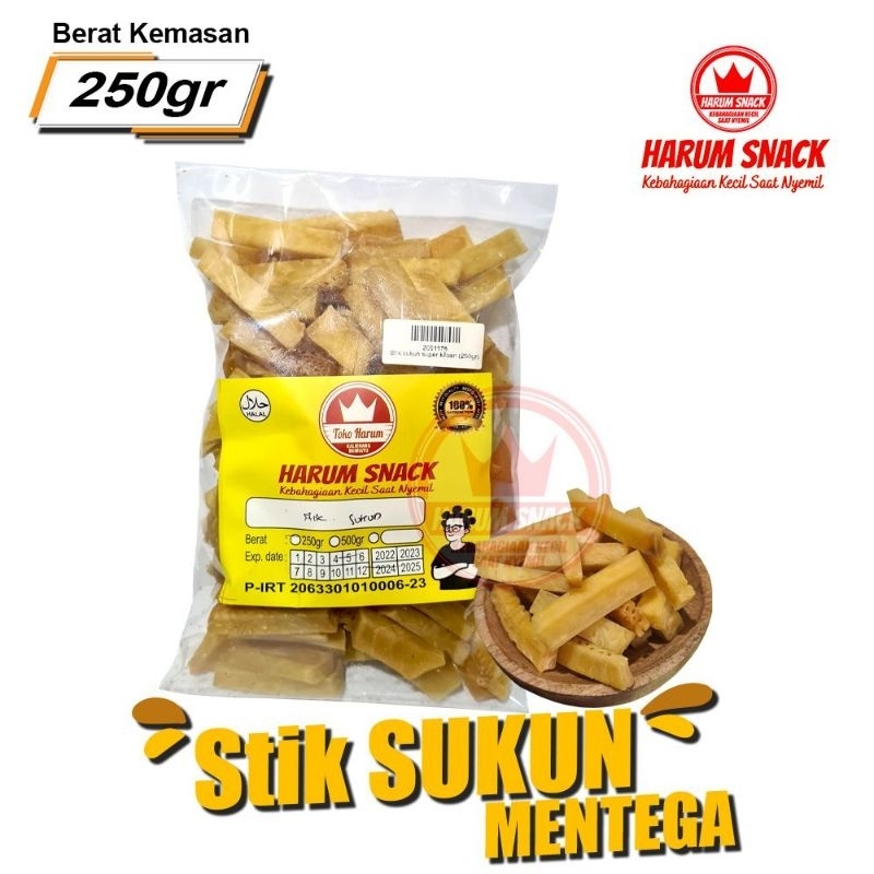 Jual STIK SUKUN MENTEGA 250 gram [Harum Snack Official] | Shopee Indonesia