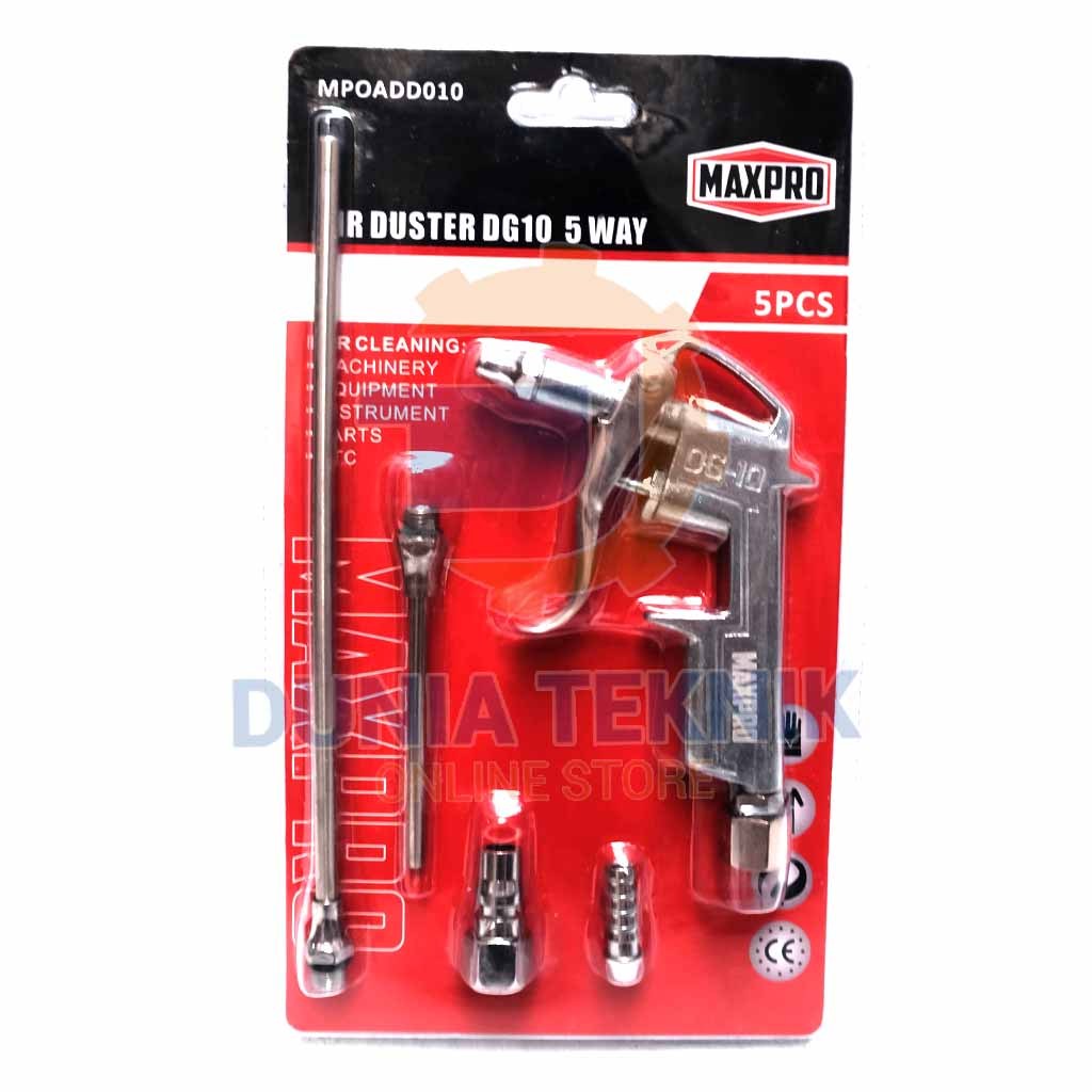 Jual Air Duster Set MAXPRO DG-10 - Spet Angin MAX POWER 5 Ways 5Pcs ...