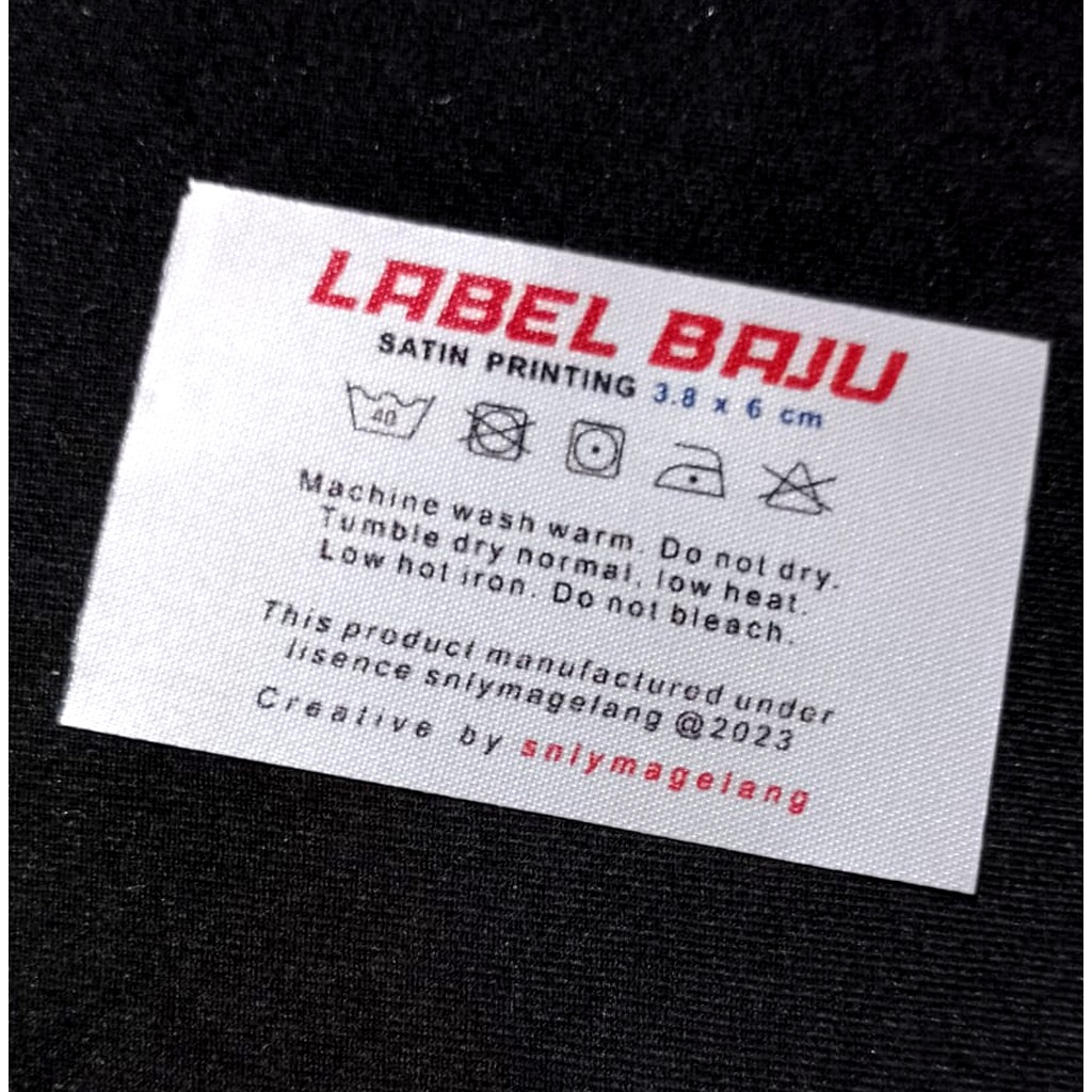 Jual Label Baju Clothing 3.8cm 100pcs | Shopee Indonesia