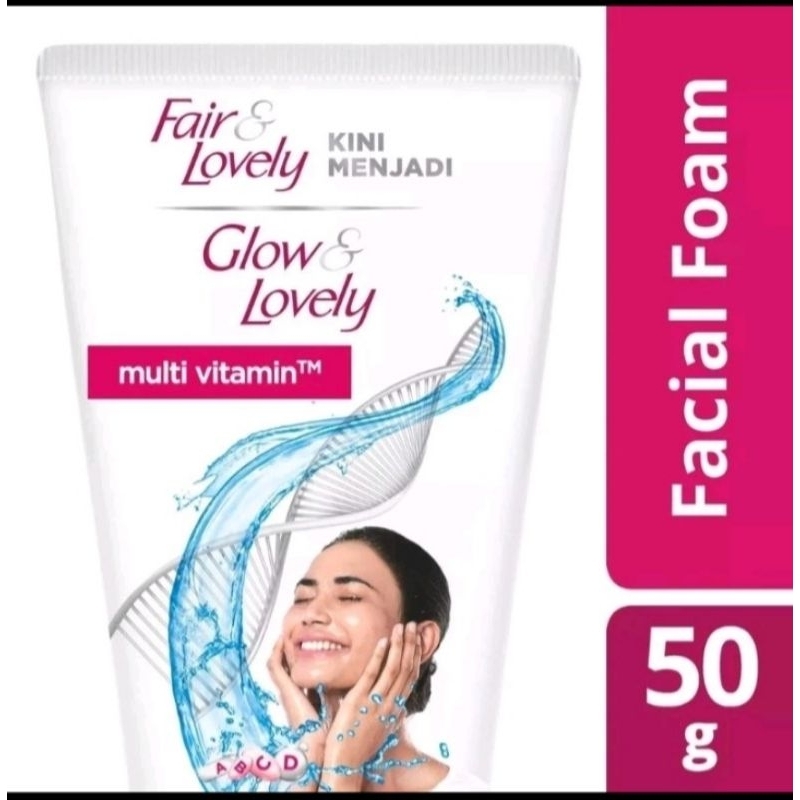 Jual FAIR & LOVELY - GLOW LOVELY FACIAL FOAM 50GR | Shopee Indonesia
