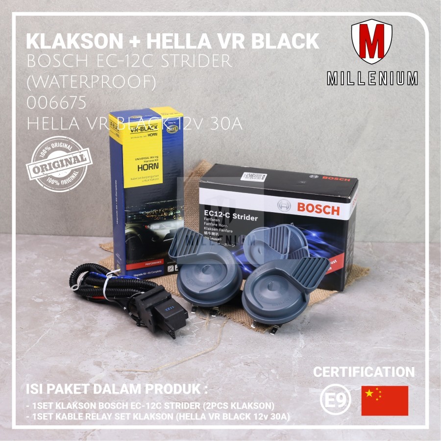 Jual BOSCH Klakson Keong Mobil Motor Strider EC-12c Waterproof 12V ...