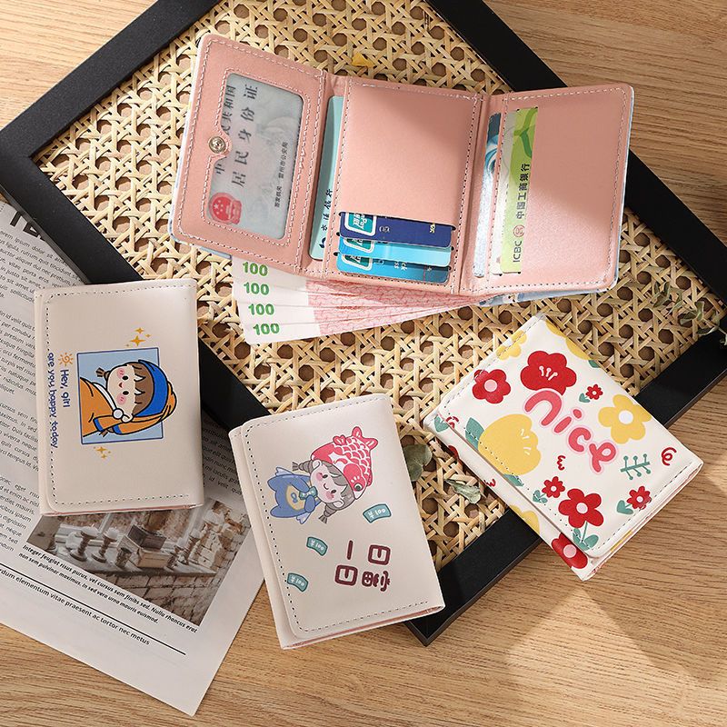 Jual (DPT04) Dompet wanita lipat cute imut lucu women wallet dompet ...