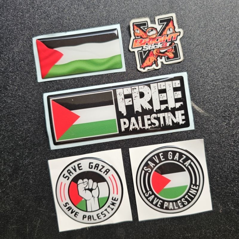 Jual Stiker Emblem Bendera PALESTINA Sticker Emblem FREE PALESTINE ...