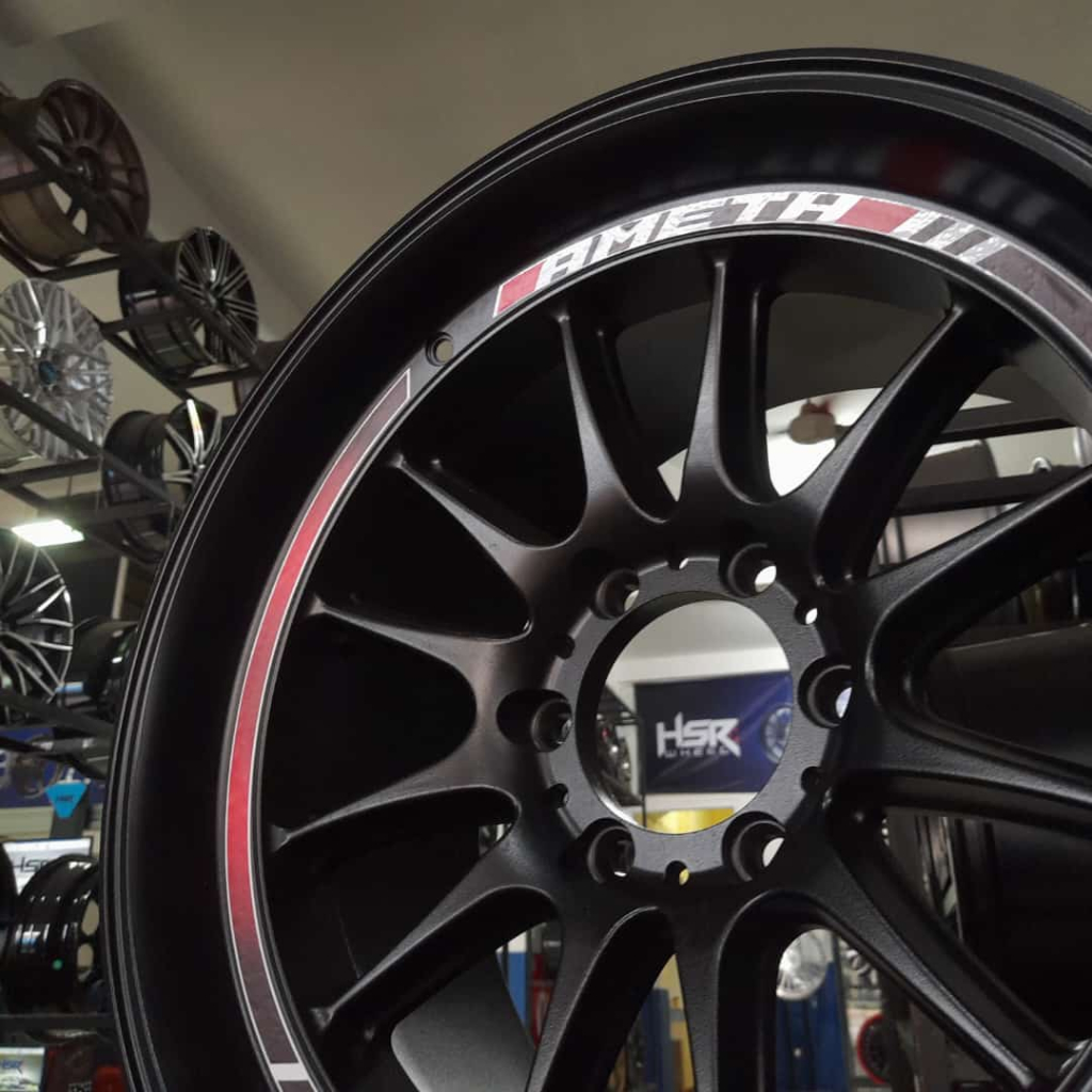 Jual velg racing mobil hsr ameth r18 lebar 9,5 pajero hilux triton ...