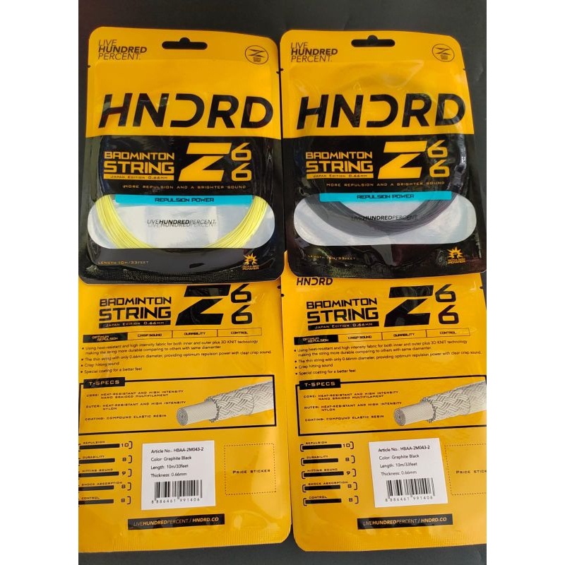 Jual Senar Raket Badminton Hundred Original | Shopee Indonesia