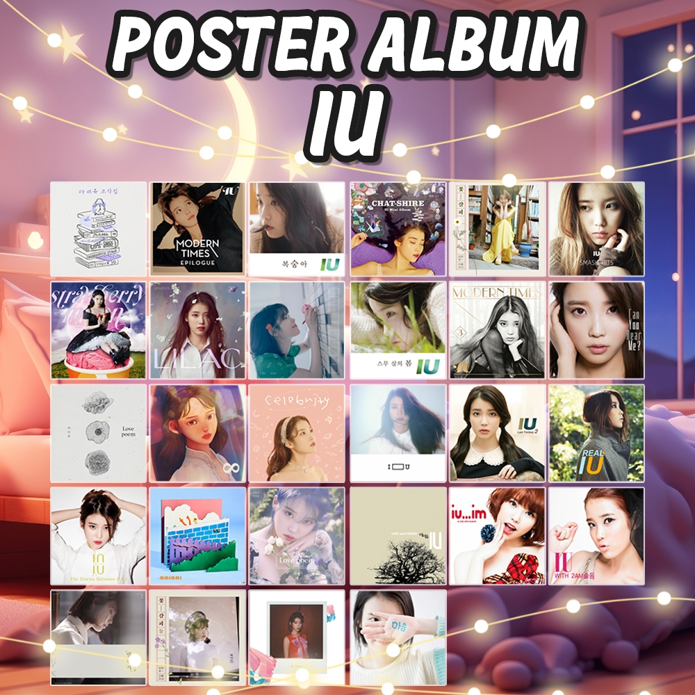 Jual Poster Album IU Cover - Album Kpop Murah Kecil Sedang Besar ...