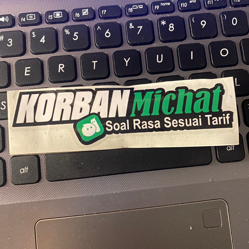Jual Sticker printing KORBAN MICHAT soal harga sesuai tarif Princut mi ...
