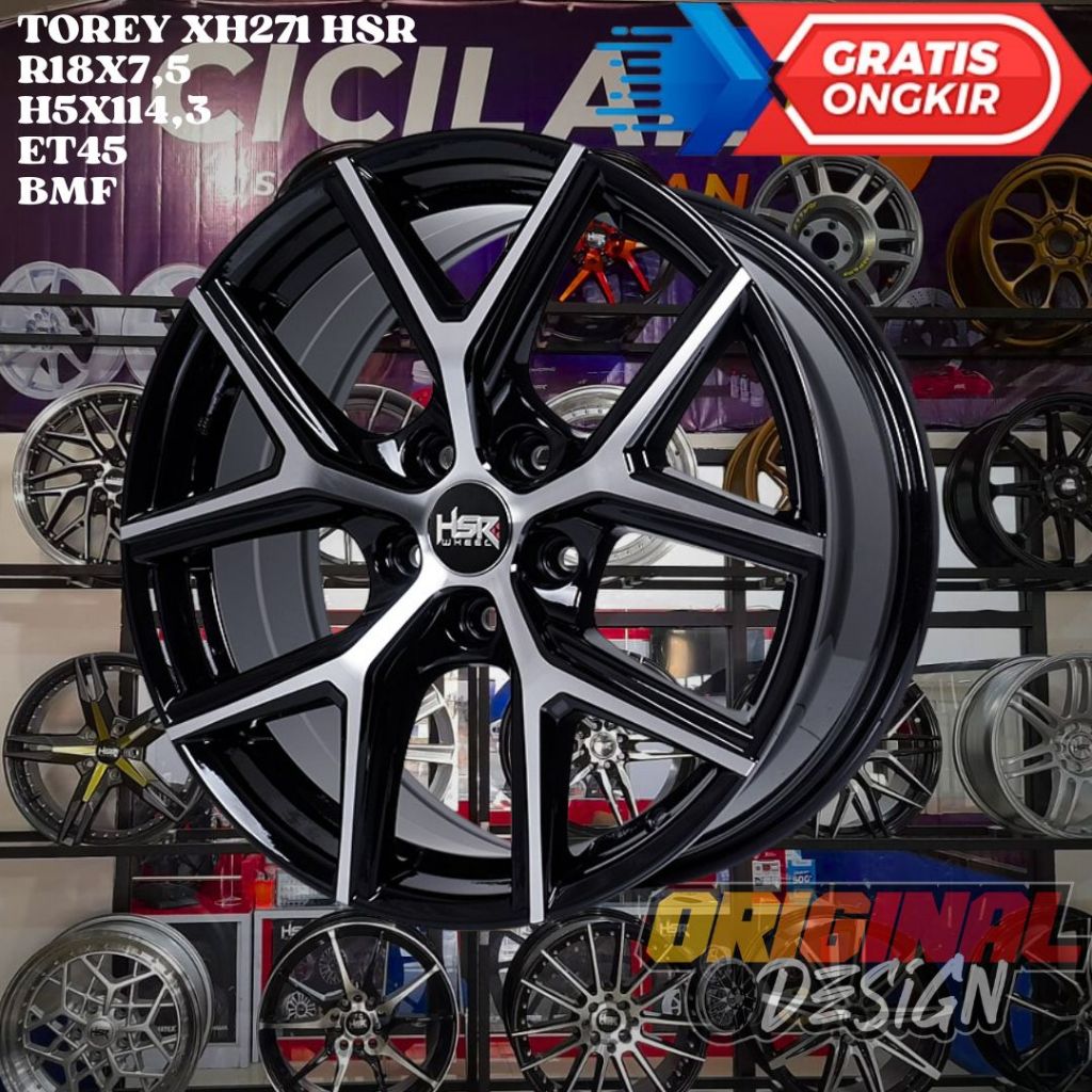 Jual Velg Mobil Ring 18 HSR TOREY R18 Cocok Untuk HRV , XL7 , SONET ...