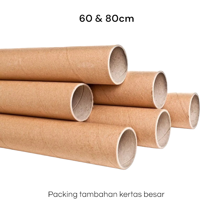 Jual Tube Core Selongsong kertas 60 & 80cm (tambahan packing kertas ...