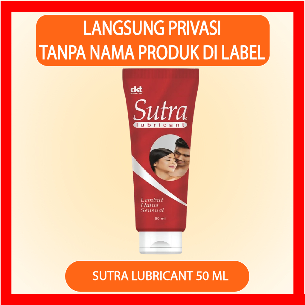 Jual SUTRA LUBRICANT Pelumas Pelicin Pelembut Sex Gel Tidak Lengket ...