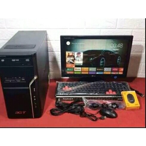 Jual komputer set dengan aplikasi kasir ipos 4 monitor 17 inch | Shopee Indonesia