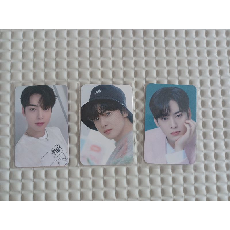 Jual (official)PHOTOCARD CHA EUNWOO ASTRO set | Shopee Indonesia
