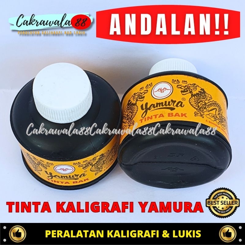 Jual Tinta Bak YAMURA/Tinta Kaligrafi/Tinta Yamura Besar | Shopee Indonesia