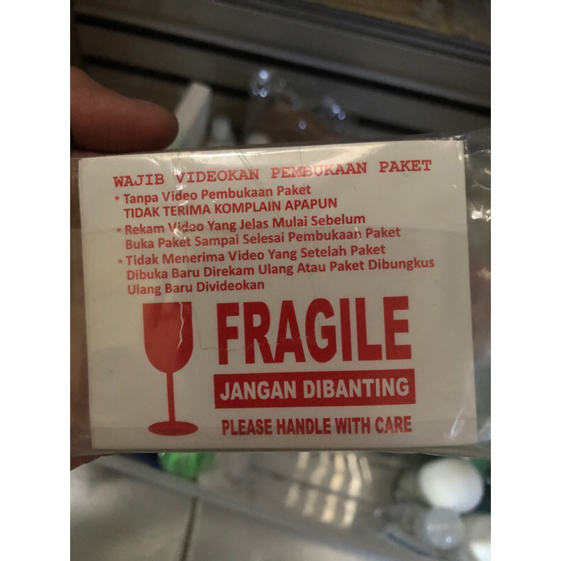 Jual STIKER FRAGILE JANGAN DIBANTING | Shopee Indonesia